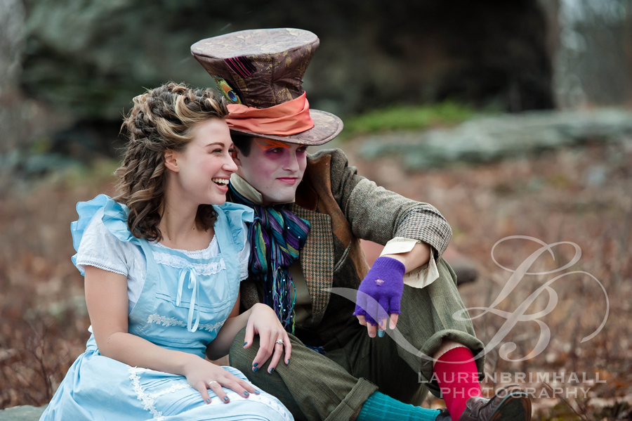An Alice in Wonderland Engagement Session | Lauren Brimhall Photography